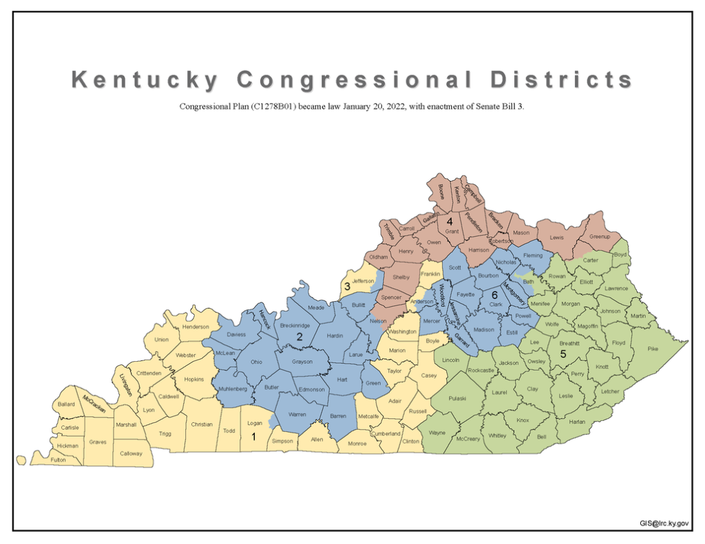 Congressional Districts - Kentucky Automobile Dealers Association